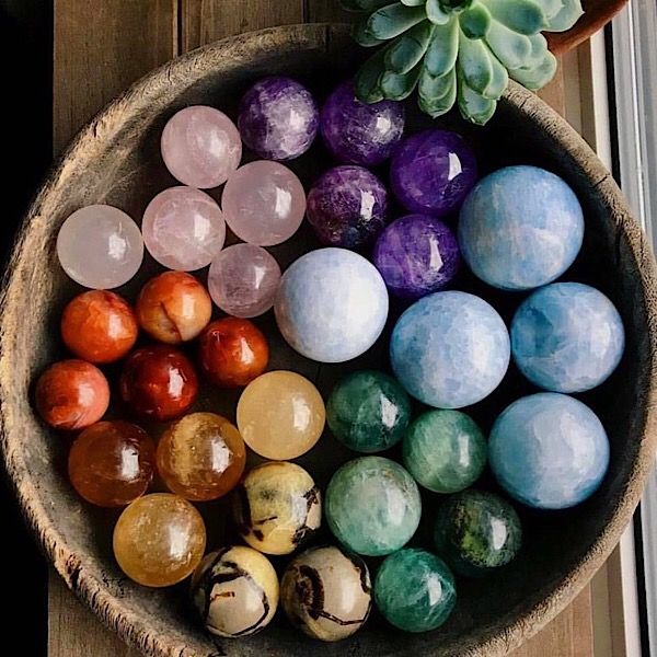 GEMSTONE SPHERES – Wildlings Crystal Jewellery & Energy healing shop